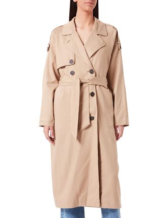 Selected Damen Slfnew Bren Ls B Noos Trenchcoat, Cornstalk, 38 EU