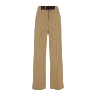 Tory Burch Beige Gabardine Hose - - Trousers - Damen - Beige - 2XS