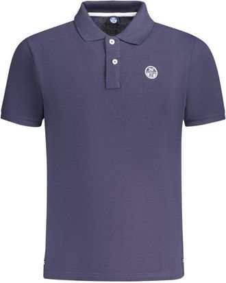 North Sails Poloshirt Herren Poloshirt Blau - Kurzarm, 2 Kn&ouml;pfe