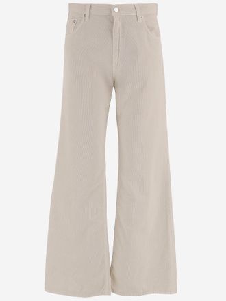 Haikure Pantalon en velours de coton c&ocirc;tel&eacute; Haikure