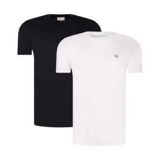 Calvin Klein Jeans SS Badge Tee 2PK - - Tops - Herren - Mehrfarbig - S