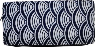 Panasiam Portemonnaie Geometrix | Geldb&ouml;rse aus Baumwolle | 2 Gr&ouml;&szlig;en | Geldbeutel Purse Wallet | vegan & fair, Seigaiha, 20x10cm