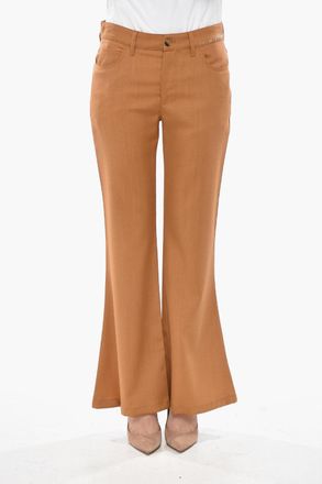 Marni Bootcut-Hose aus Mohairmischung mit G&uuml;rtelschlaufen Marni