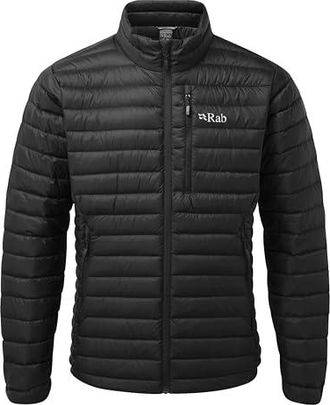 RAB Veste Microlight pour homme - Doudoune l&eacute;g&egrave;re pour trekking, escalade et ski, Noir, L