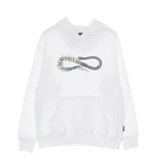 PROPAGANDA Skullsnake Logo Leichter Hoodie Wei&szlig; - - Sweatshirts & Hoodies - Herren - Wei&szlig; - M