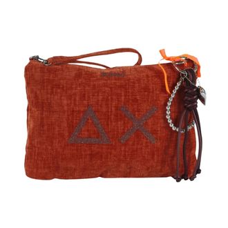 Sun 68 Pochette en velours - Femme - Sacs - Brun - Taille: ONE Size