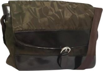 Ferragamo Pre-owned Nylon sacs-ports-paule - Femme - Pre-owned - Brun - Taille: ONE Size