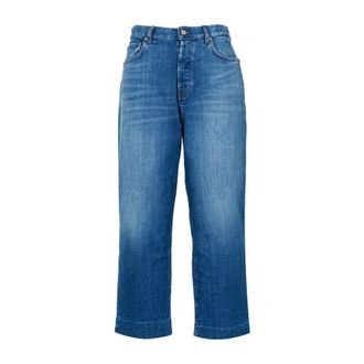 Don the Fuller Femme, Jeans, Bleu, Taille: W30 Jean Large en Denim avec Effet Delav&eacute;