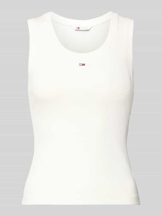 Tommy Jeans Slim Fit Tank Top aus Baumwoll-Mix