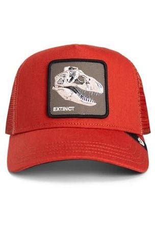 Goorin Brothers Casquette trucker The Extinct Skull Solar rouge, taille unique