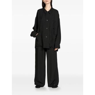 adidas Button-Front Jacket - Black