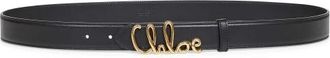 Chloé Femme, Accessoires, Noir, Taille: M Ceinture Iconique
