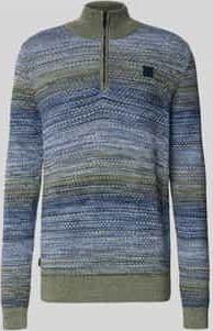 PME Legend Regular Fit Troyer aus reiner Baumwolle