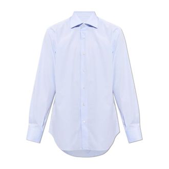 Brioni Homme, Chemises, Bleu, Taille: XL Chemise classique