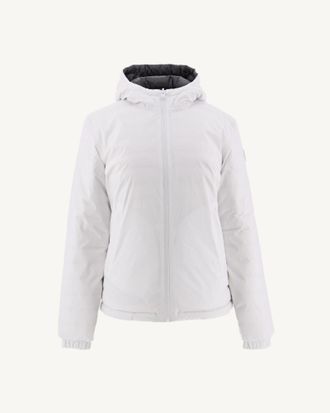 Jott Doudoune r&eacute;versible &agrave; capuche Blanc/Anthracite Vienne - Taille XS