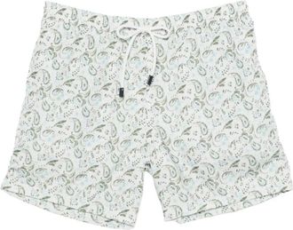 Barba Homme, Maillots de bain, Blanc, Taille: L Short de bain