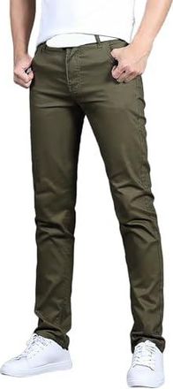 Generic Pantalon de surv&ecirc;tement pour homme - Coupe ajust&eacute;e - Couleur unie - Taille moyenne - Jambe droite - Tendance - Respirant - Pantalon dext&eacute;rieur - Panta