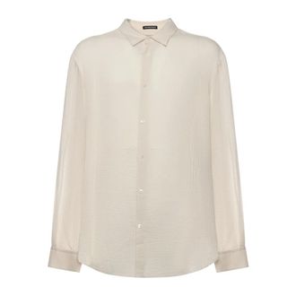 Ann Demeulemeester Homme, Chemises, Blanc, Taille: L Andre Classic Shirt