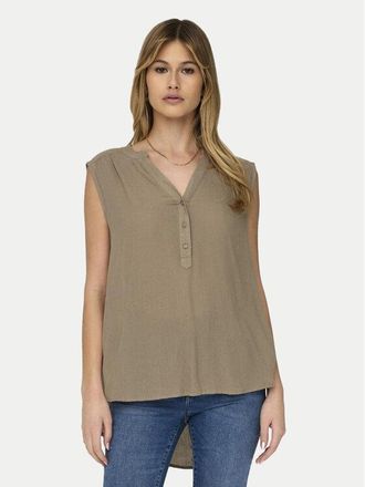 Only Bluse Jette 15213420 Braun Regular Fit