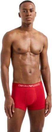 Emporio Armani 2-Pack Trunk Maillot, Imprim&eacute; coeurs/Scooter, M Homme