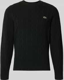 Lacoste Regular Fit Pullover aus reiner Wolle