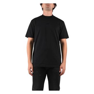 Dondup T-Shirt mit Rundhalsausschnitt - - Tops - Herren - Schwarzk - L
