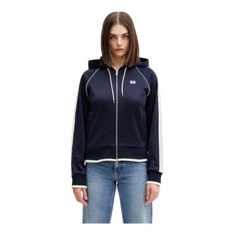 Wales Bonner Anthem Zip-up Sweatshirt - - Sweatshirts & Hoodies - Damen - Blau - S