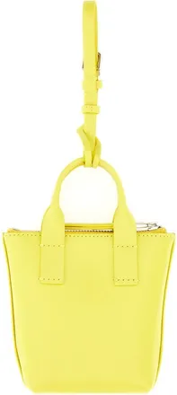 Dolce & Gabbana Unisex Leather Minibag Charm Yellow Bag Accessories