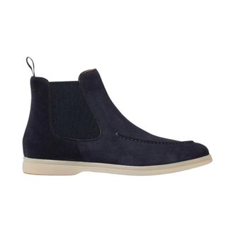 Scarosso Femme, Chaussures, Bleu, Taille: 39 1/2 EU Eugenia Scamosciata Chelsea Bottes