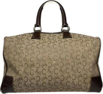 Celine Sac Boston Triomphe Vintage Pre-owned - Femme - Pre-owned - Brun - Taille: ONE Size