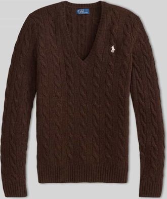 Polo Ralph Lauren Pullover aus Wolle Kaschmir mit Logo-Applikation