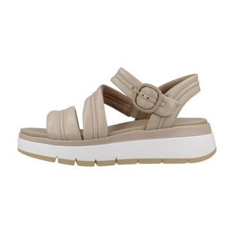 Clarks Tuscan Strap Flache Sandalen - - Shoes - Damen - Beige - 39 1/2 EU
