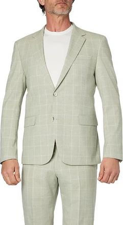 Strellson Herren Sakko grün kariert Slim Fit