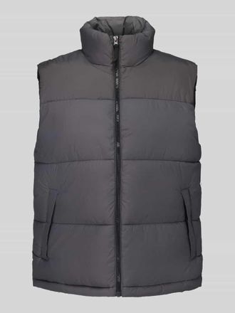 Only & Sons Steppweste mit hohem Stehkragen