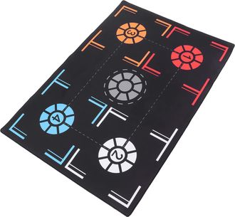 Generic Rutschfeste, Leise Basketball-Schritt-Trainingsmatte, Gummi, Verbessert die Dribbling-Fähigkeiten für Erwachsene, 76 X 106,7 X 0,2 Cm