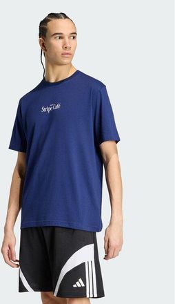adidas T-Shirt Coffee Cafe Donut Bag KT9711 Blau Regular Fit