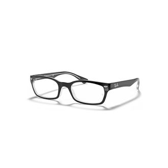 Ray-Ban Rb5150 Optics Schwarz Fassung Klar Glas 52-19