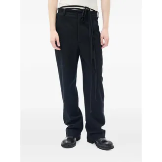 Ann Demeulemeester Brushed-wool Trousers