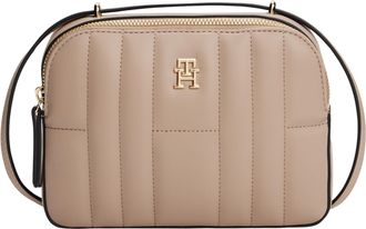 Tommy Hilfiger Damen Crossbody Bag Tasche Feminine Camera Bag Klein, Beige (Coastal Taupe), Einheitsgröße