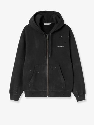 Carhartt Work in Progress Hooded Painter cotton sweatshirt with front embroidered logo - CARHARTT WIP - gender_Man