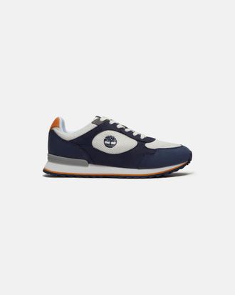 Timberland Scout Essential Sneaker f&uuml;r Herren in Dunkelblau/Beige, Herren, Blau, Gr&ouml;&szlig;e