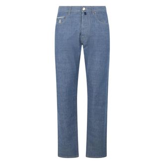 Moorer Herren, Jeans, Blau, W33Gr&ouml;&szlig;e
