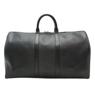 Louis Vuitton unisex, Pre-owned, Noir, Taille: ONE Size Pre-owned Epi Keepall 45 Boston Bag