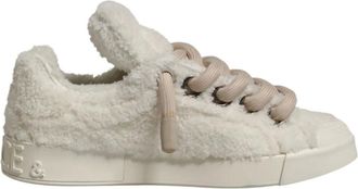 Dolce & Gabbana Homme, Chaussures, Blanc, Taille: 43 EU Baskets Basses