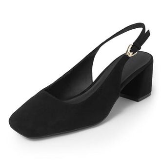 Aerosoles Izara pour femme, Noir/imitation daim, 38.5 EU