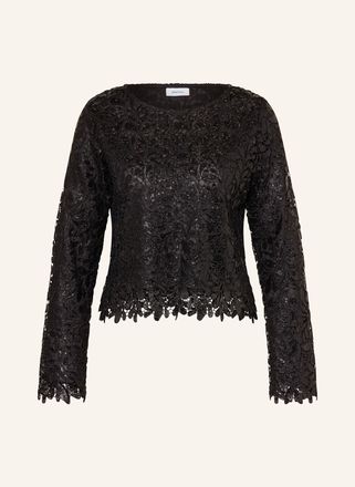 Darling Harbour Darling Harbour Blusenshirt Aus Spitze Mit Pailletten schwarz