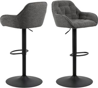 ebuy24 Ebuy24 - Brooke Barhocker Drehfunktion, Gaszylinder grau