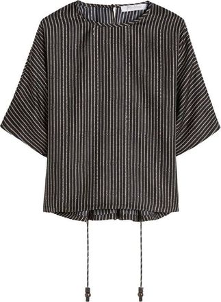 Max Mara Damen Seidenbluse Loose Fit