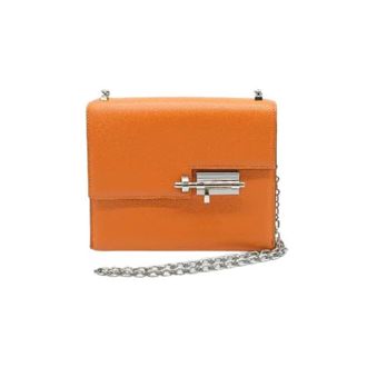 Herm&egrave;s Pre-owned Verrou Chaine Mini Bag - - Pre-owned - Damen - Orange - ONE SIZE