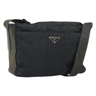 Prada Sac bandouli&egrave;re en nylon Pre-owned - Femme - Pre-owned - Noir - Taille: ONE Size